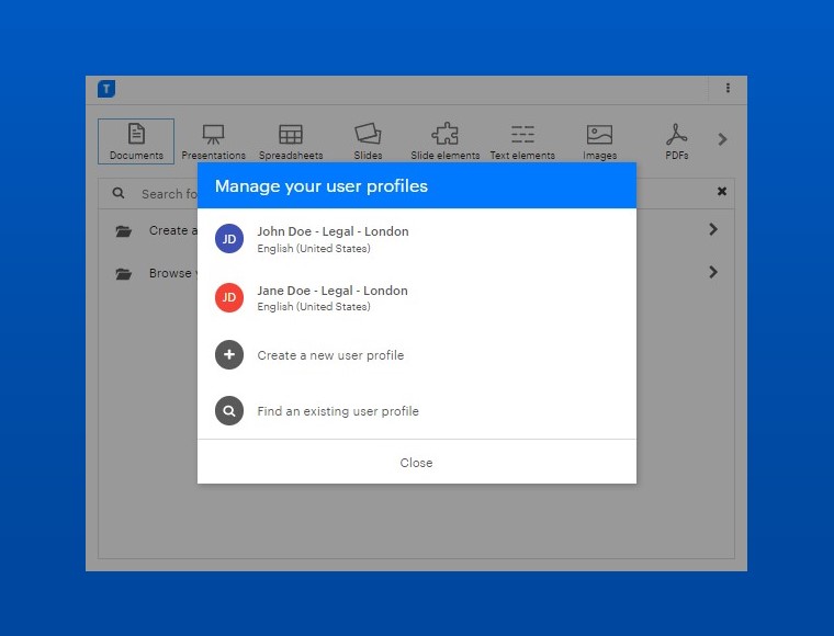 How to manage multiple User Profiles? – Templafy One Help center