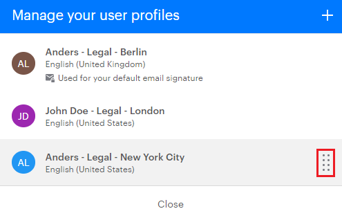 How to manage multiple User Profiles? – Templafy One Help center