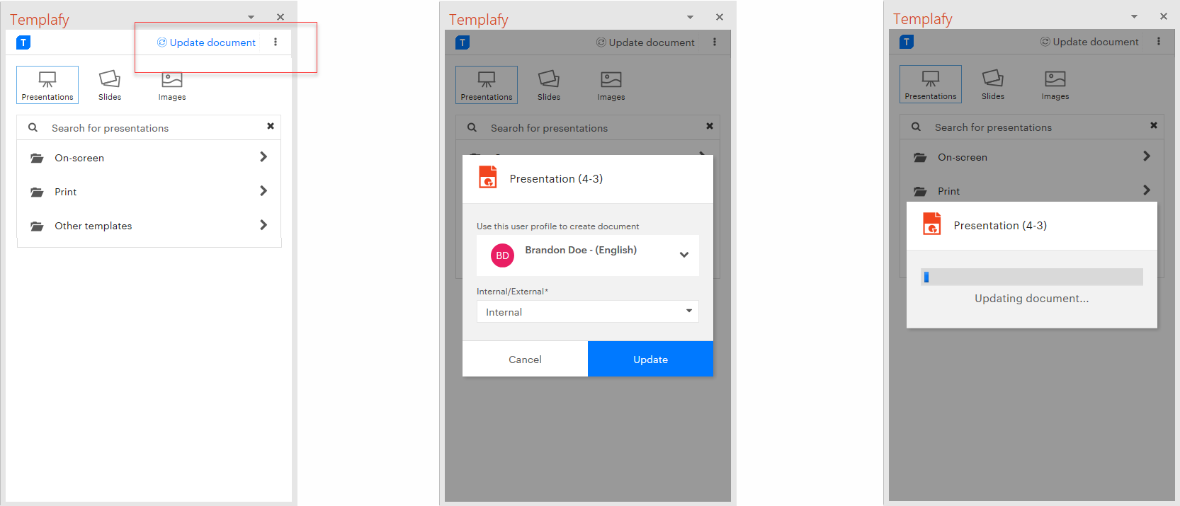 How Document Content Updater works – Templafy One Help center