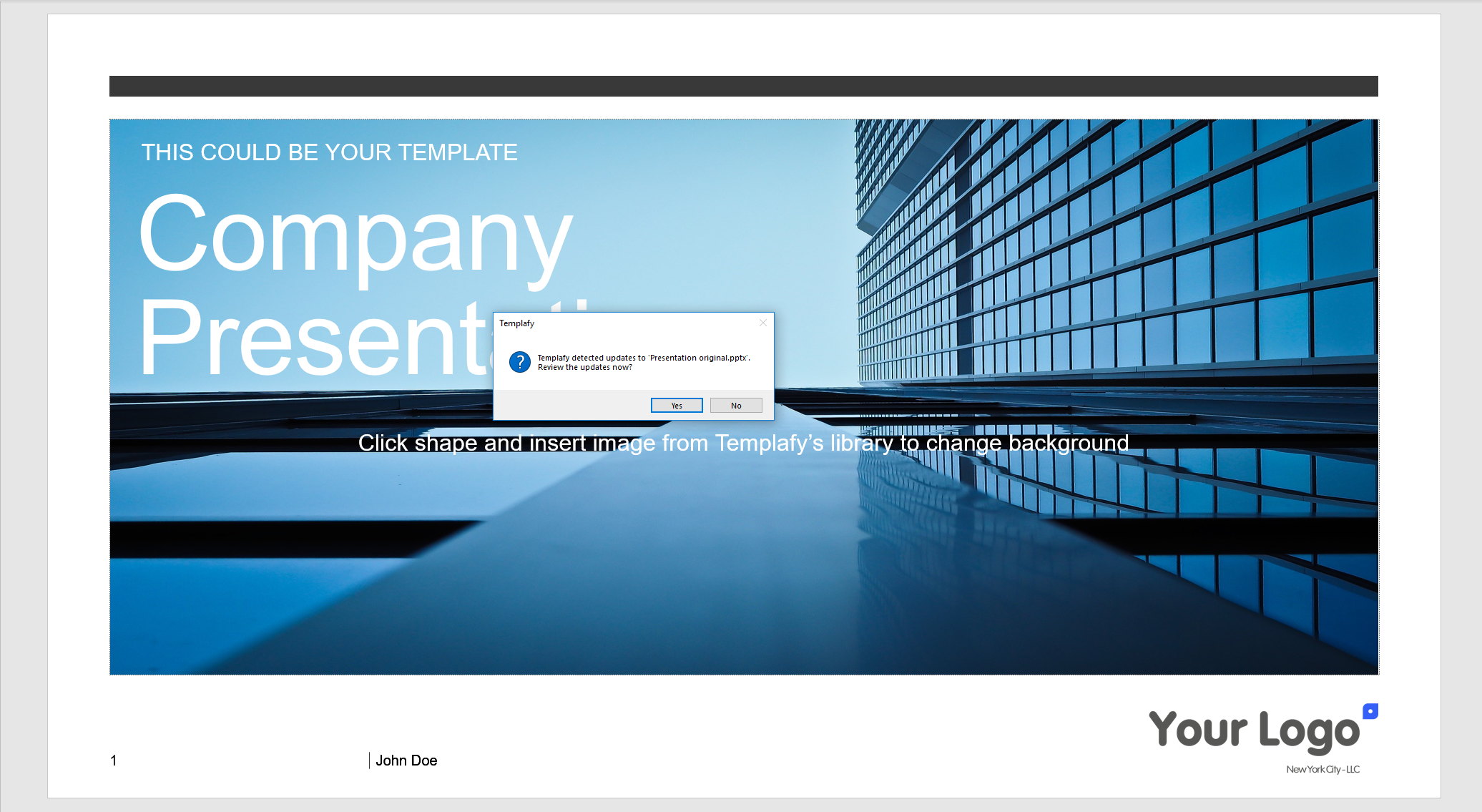 How Validator works for end-users for PowerPoint slides – Templafy One ...