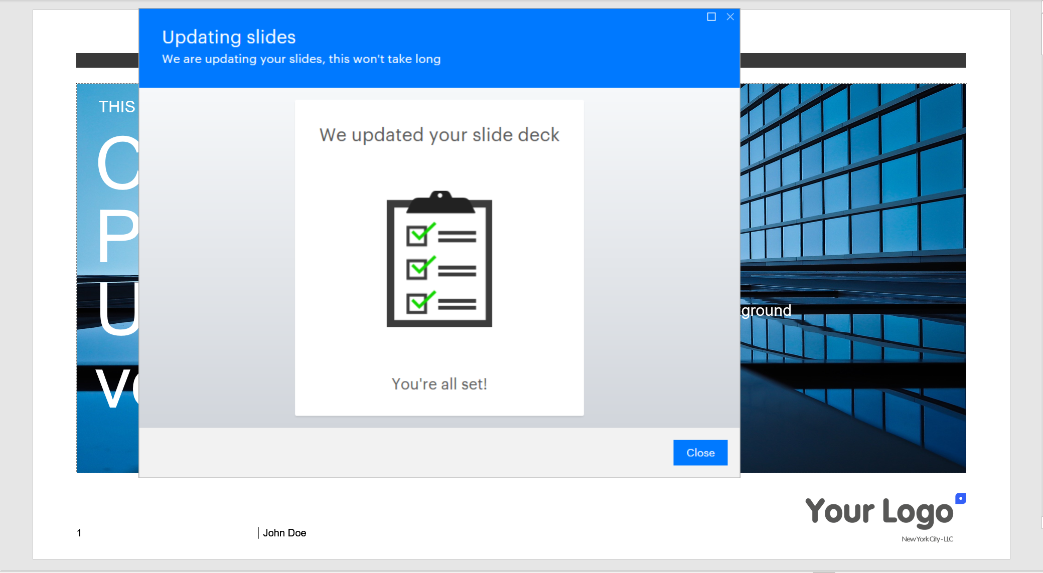 How Validator works for end-users for PowerPoint slides – Templafy One ...
