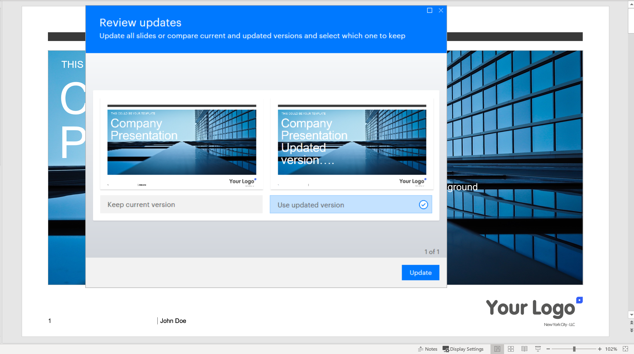 How Validator works for end-users for PowerPoint slides – Templafy One ...