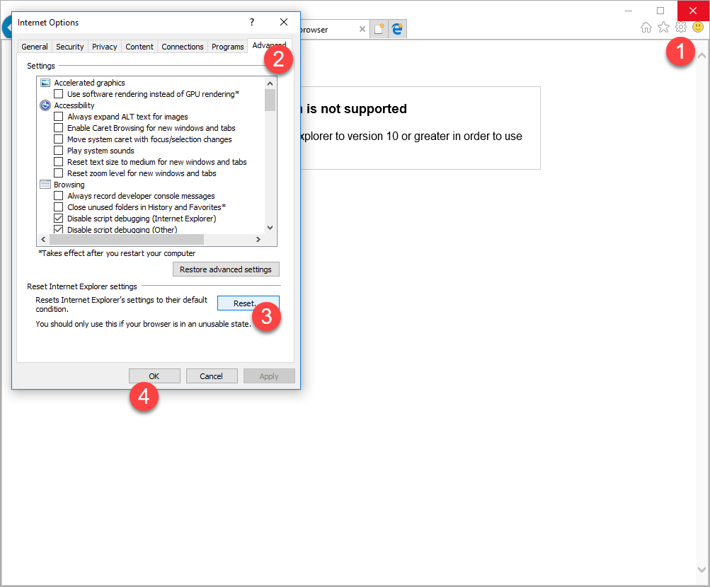 Error: "Browser version is not supported" – Templafy One Help center