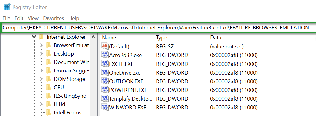 Error: "Browser version is not supported" – Templafy One Help center