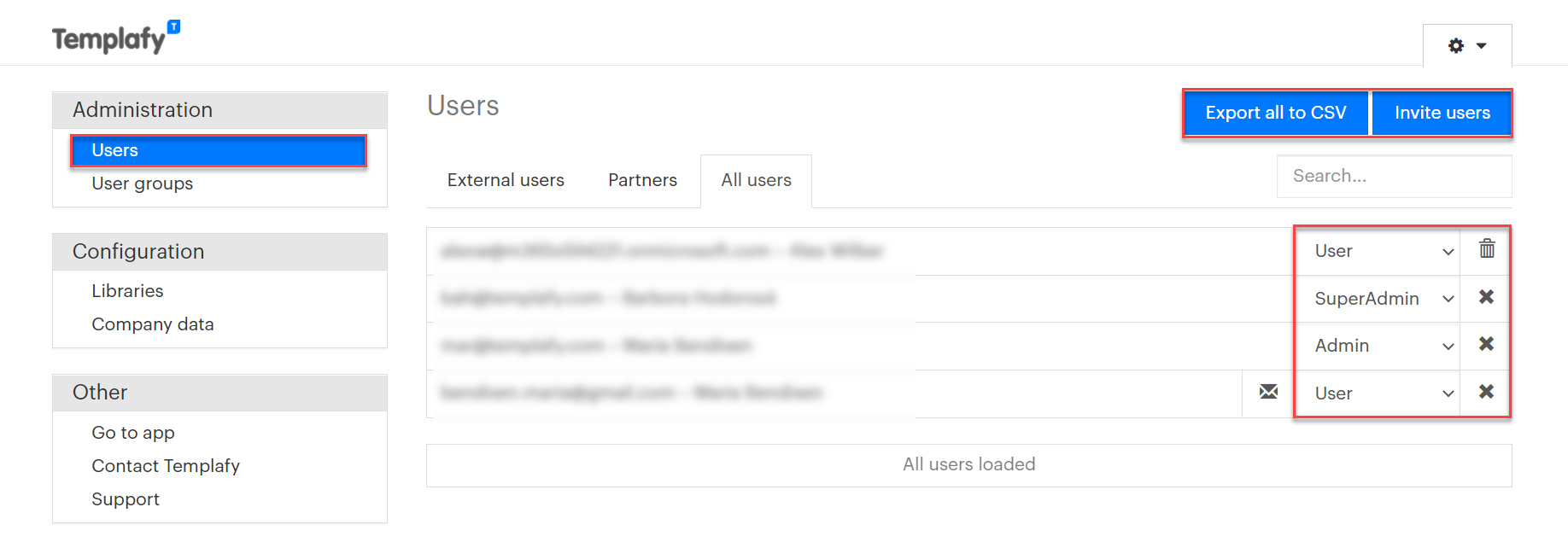 Admin Center & Admin features – Templafy One Help center
