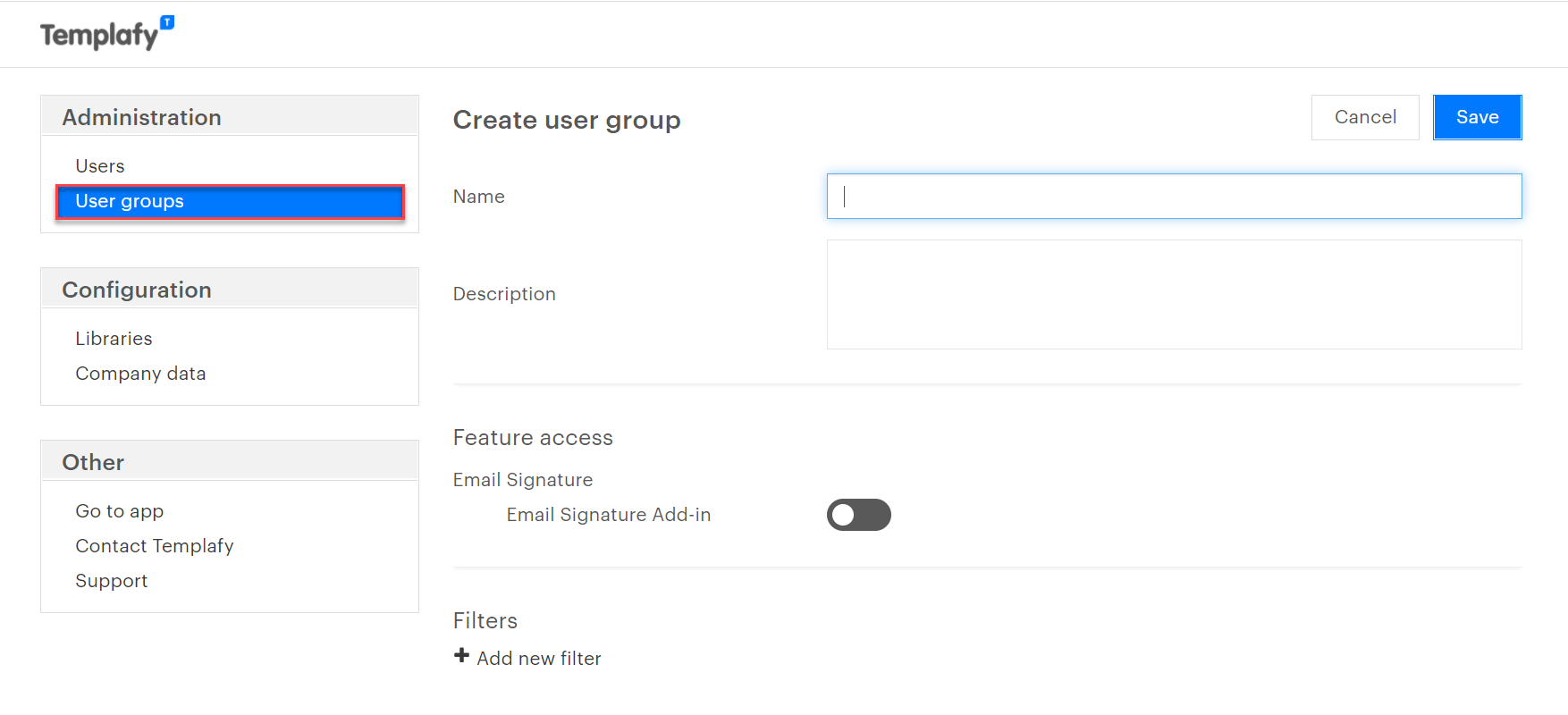 Admin Center & Admin features – Templafy One Help center