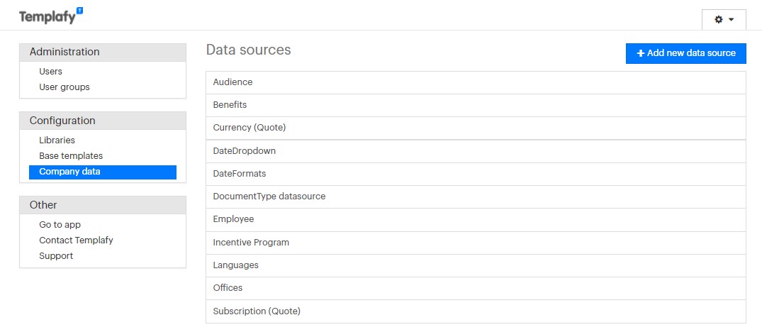 How to edit company data using MS Excel – Templafy One Help center