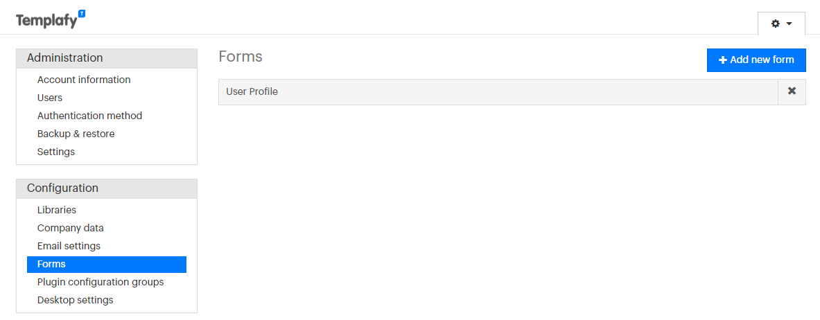 How to create a user profile – Templafy One Help center