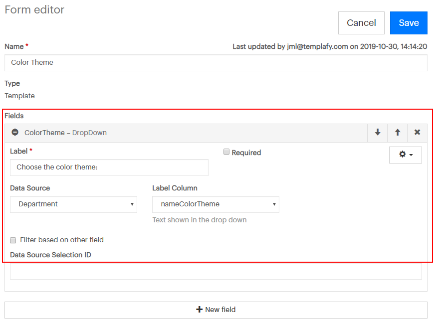 Upload and apply a color theme – Templafy One Help center