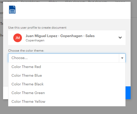 Upload and apply a color theme – Templafy One Help center