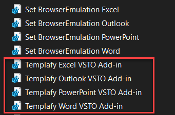 Templafy Package setup when Library module is only for specific users ...