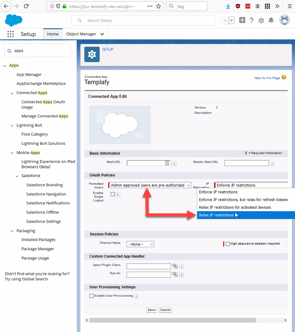 Salesforce integration configuration - Lightning – Templafy One Help center